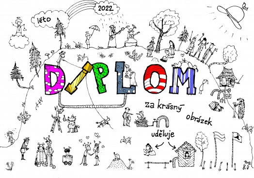 Diplom za účast v kreslící soutěži | Pohádková rezervace